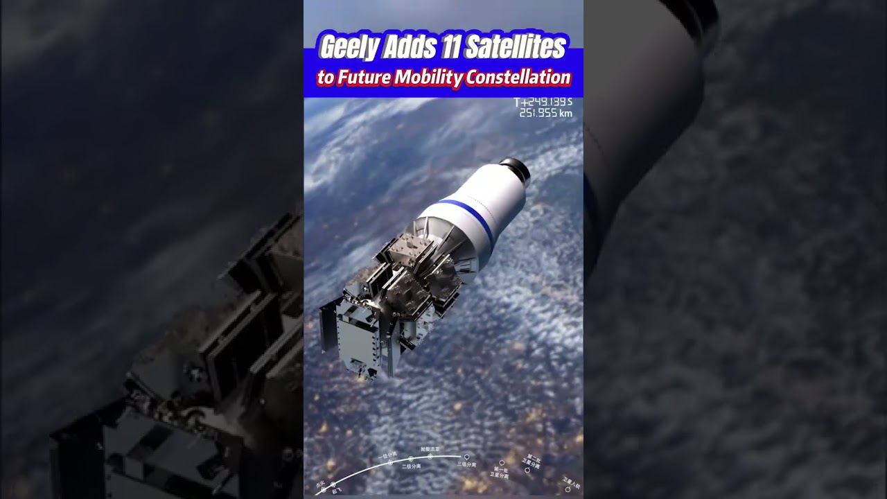 Geely Expands Future Mobility Constellation: 41 Satellites Now in Orbit ...