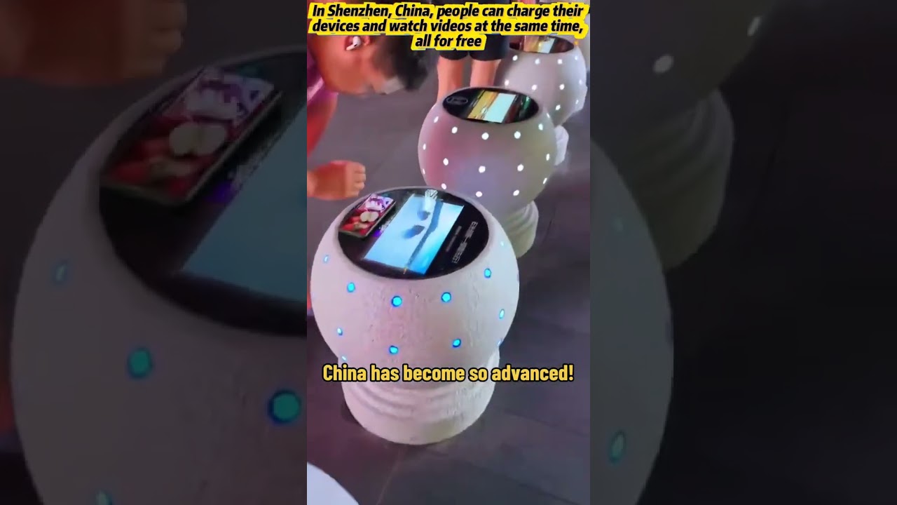 China’s Free Wireless Charging & Video Screens Everywhere | China Tech ...