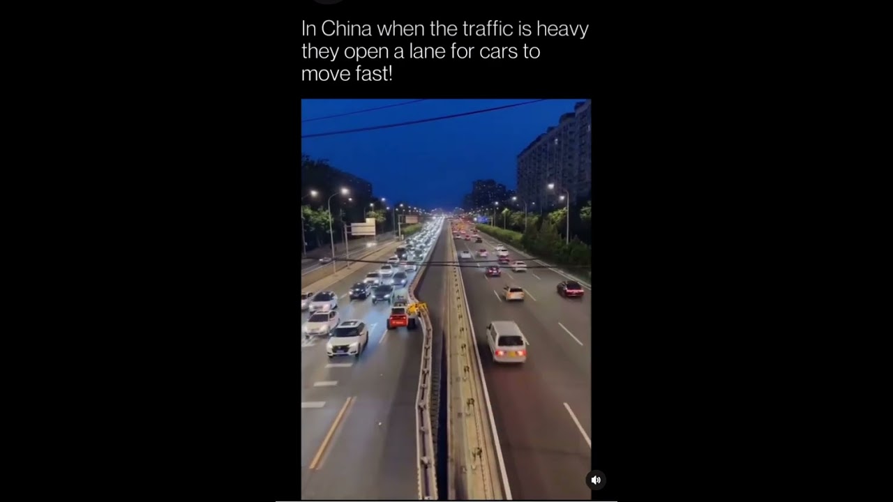China’s Genius Traffic Hack: Fast Lanes That Open When Roads Jam ...