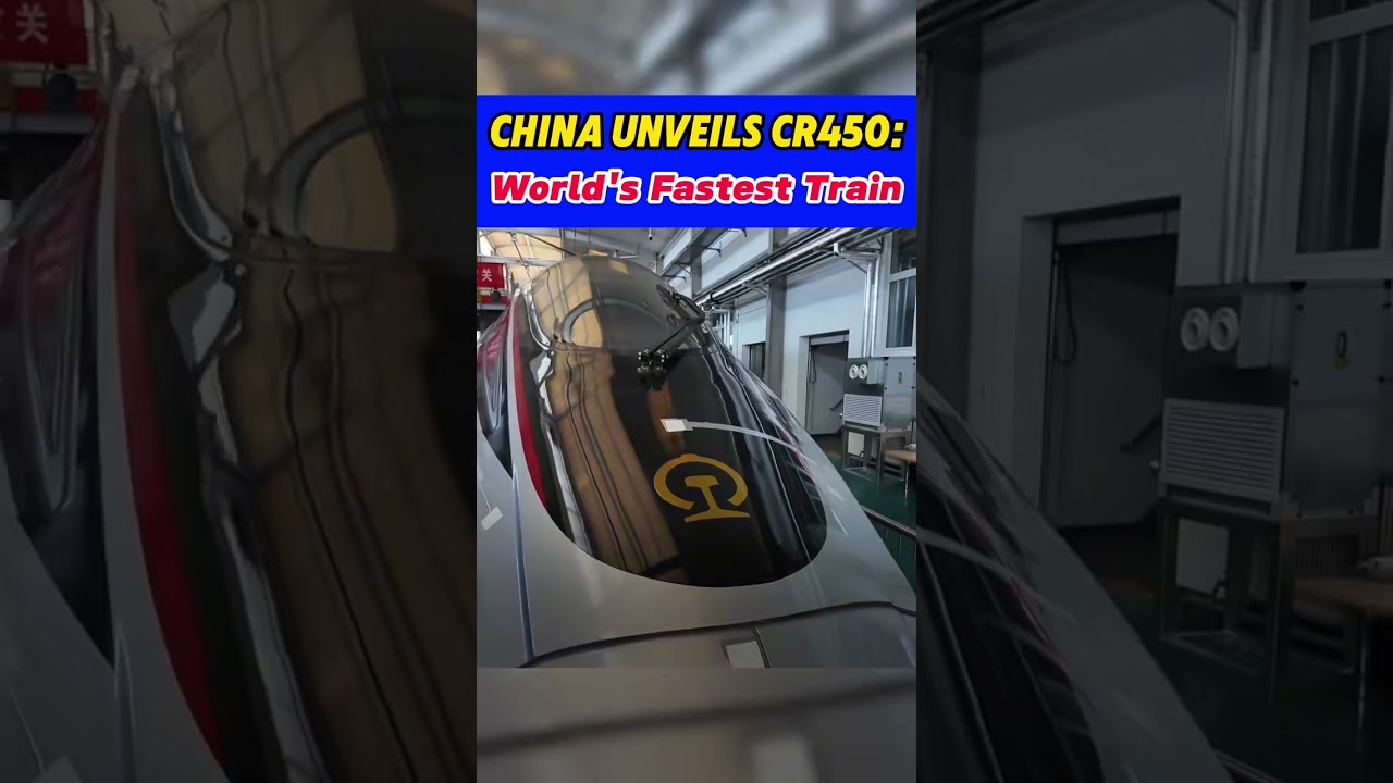 China’s CR450: The World’s Fastest Train at 400 km/h - ChinaTechHub